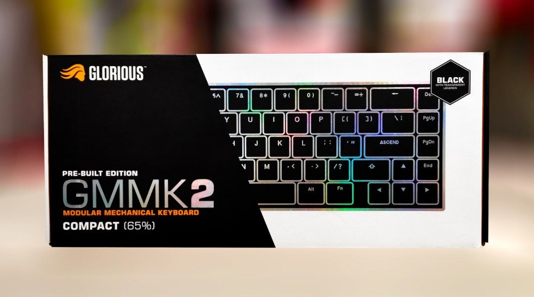 GLORIOUS GMMK 2 PRE-BUILT EDITION COMPACT (65%) MODULAR MECHANICAL KEYBOARD (BLACK), Computers ...