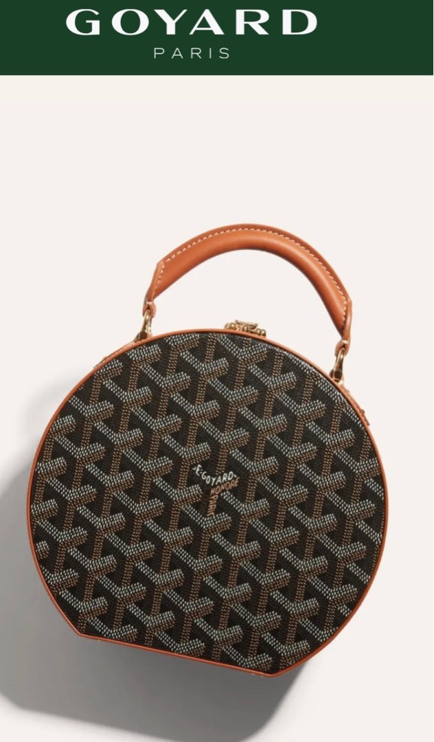 Goyard alto hatbox circle box bag (hard to find, rare) on Carousell