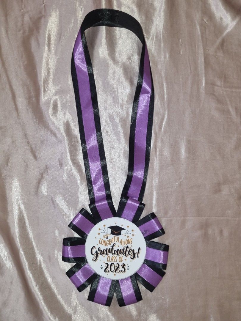 Graduation 2023 Sash Garland Satin Silk, Hobbies & Toys, Stationary ...