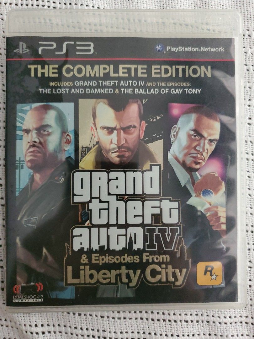 Grand Theft Auto 4 The Complete Edition Ps3, Video Gaming, Video Games ...