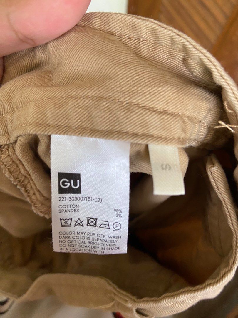 GU Brown Wide Leg Trouser Pants on Carousell