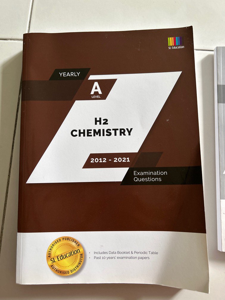 H2 Chemistry TYS 2012-2021, Hobbies & Toys, Books & Magazines ...