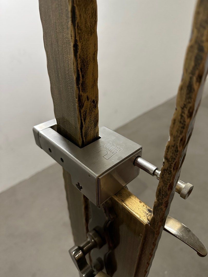 HDB metal pad lock Castle, Furniture & Home Living, Security & Locks ...