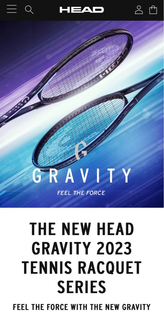 Head Gravity MP 2023 (new model), Sports Equipment, Sports & Games, Racket & Ball Sports on ...