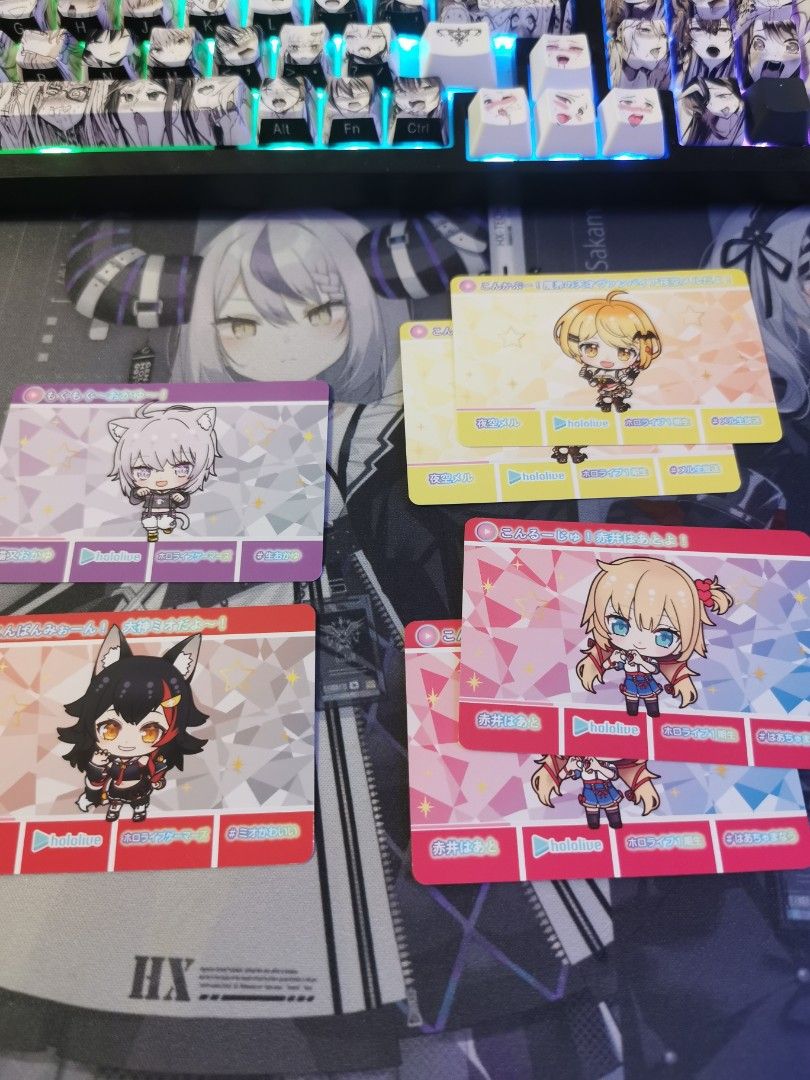 Hololive misc gen chibi card, Hobbies & Toys, Memorabilia ...