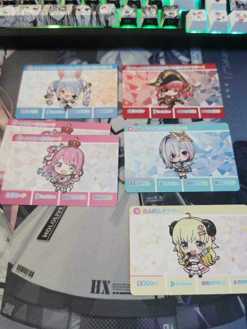 Hololive misc gen chibi card, Hobbies & Toys, Memorabilia ...