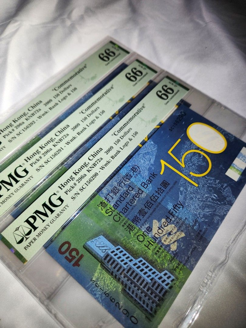 Hong Kong SCB $150 Banknote @ PMG66 EPQ, Hobbies & Toys, Memorabilia & Collectibles, Currency on ...