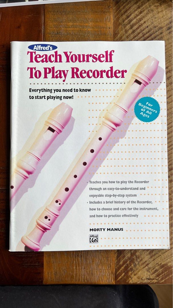 How to Play Recorder Book, Hobbies & Toys, Music & Media, Music Scores ...