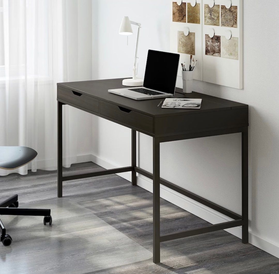 IKEA Alex Study Desk, Furniture & Home Living, Furniture, Tables & Sets ...