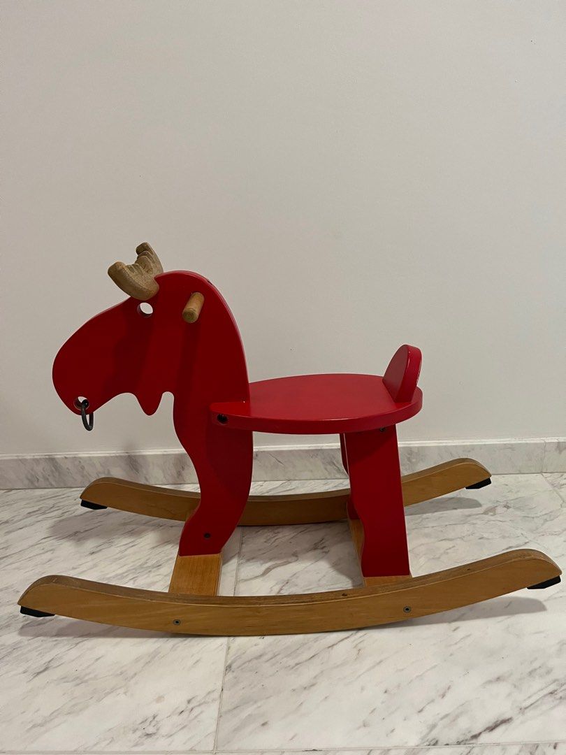 IKEA Rocking Moose, Babies & Kids, Infant Playtime on Carousell