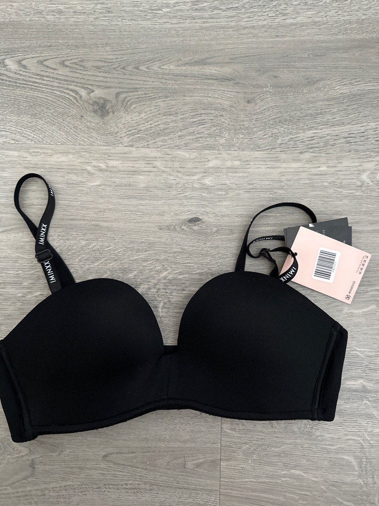 Iminxx 5th Gen 100% Non-Slip Strapless Bra in Black 32A, Women's ...