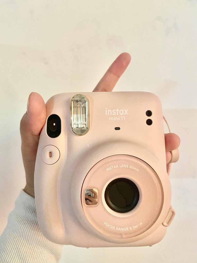 Instax Mini 11 Blush Pink, Photography, Cameras on Carousell