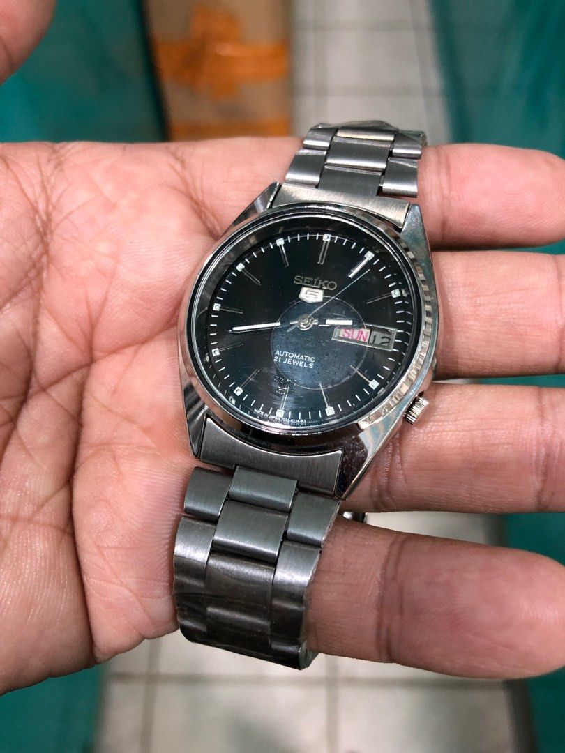 Jam tangan seiko 5 automatic on Carousell