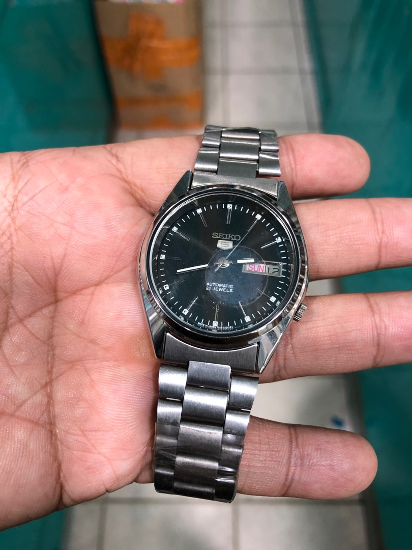 Jam tangan seiko 5 automatic on Carousell