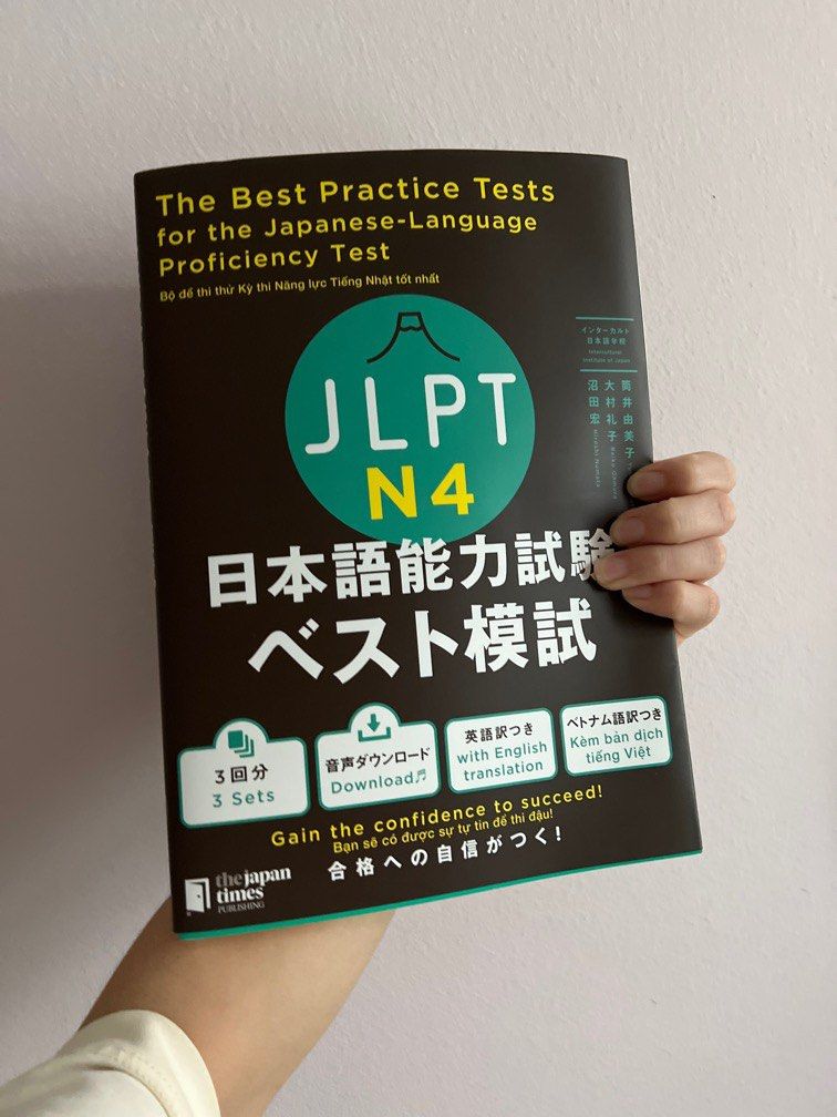 JLPT N4 - Best Practice Tests for JLPT (3 mock exams), Hobbies & Toys ...