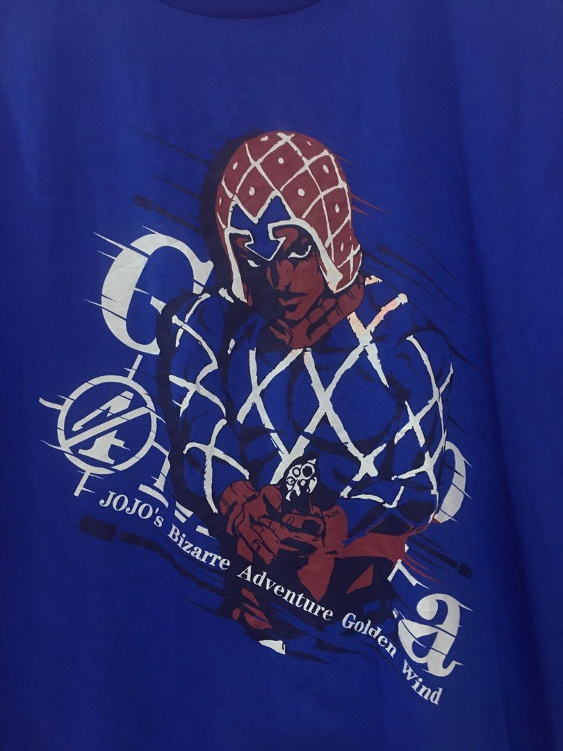 JOJO's Bizarre Adventure Golden Wind " Guido Mista" Promo Shirt, Men's ...
