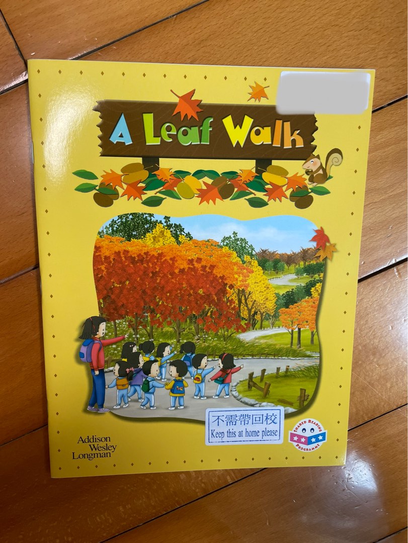K2 Pearson Shared Reading Programme 幼稚園用英文用書： A Leaf Walk, 興趣及遊戲, 書本 ...