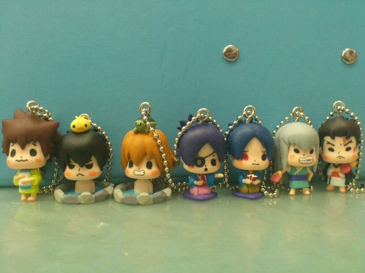 Kateikyoshi Hitman Reborn KHR Onsen Swing Mascot Keychains - Mukuro ...