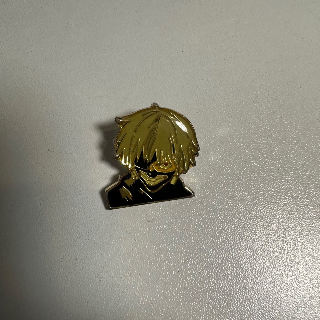 Ken Kaneki tokyo ghoul enamel pin shonen jump store on Carousell