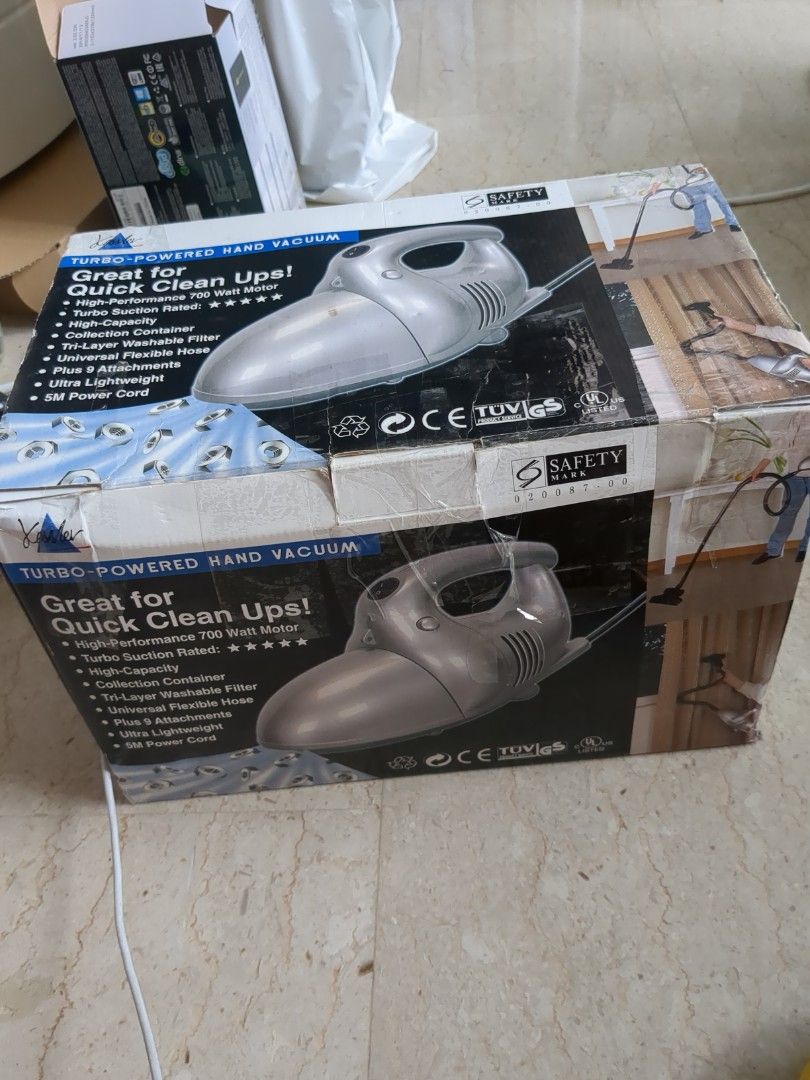 Kessler Turbo-powered hand vacuum, TV & Home Appliances, Vacuum Cleaner ...