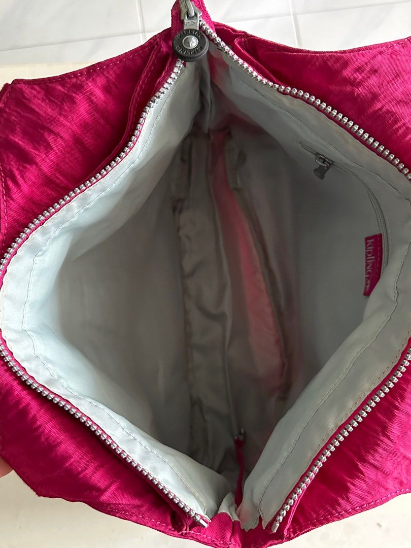 Kipling hot pink bag, Women's Fashion, Bags & Wallets, Tote Bags on ...