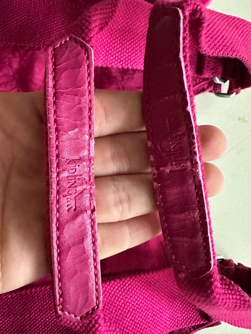 Kipling hot pink bag, Women's Fashion, Bags & Wallets, Tote Bags on ...