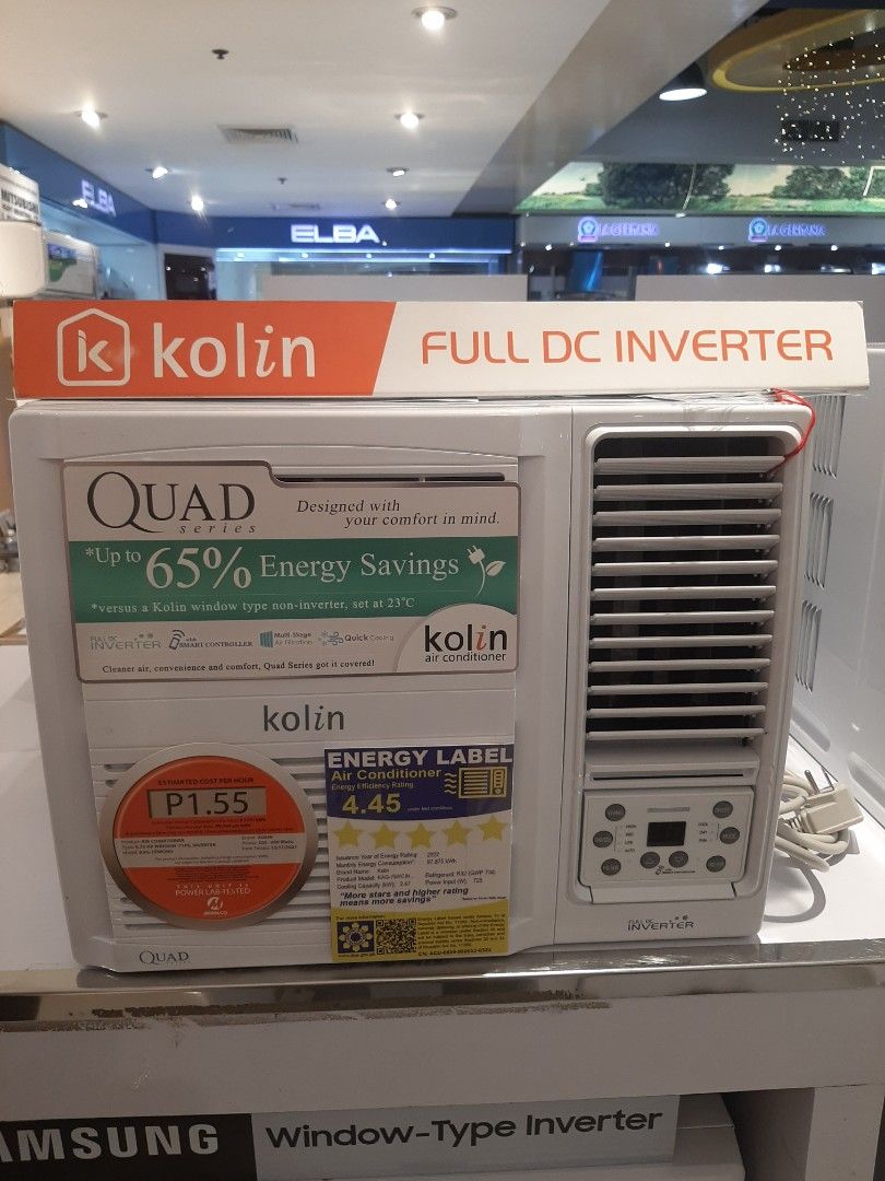 KOLIN INVERTER AND NON INVERTER WINDOW TYPE AIRCON, TV & Home ...