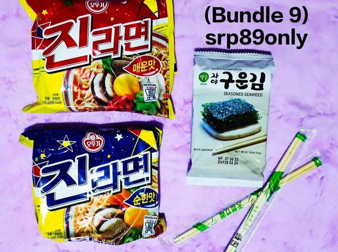 Korean products bundle / seaweeds bundle / ramen bundle / samyang ...