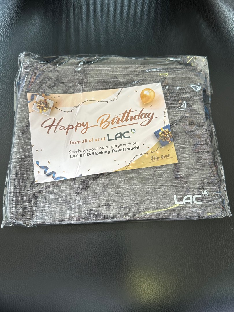 LAC RFID Blocking Travel Pouch, Men's Fashion, Bags, Belt bags ...