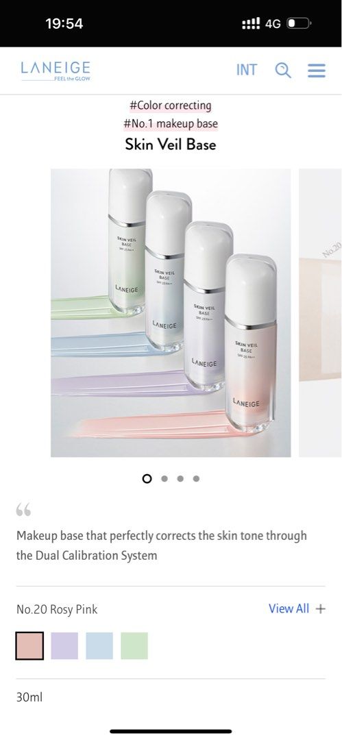 Laneige Skin Veil Base (Purple), Beauty & Personal Care, Face, Makeup ...
