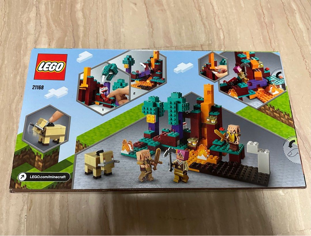 Lego Minecraft Warped Forest, Hobbies & Toys, Toys & Games on Carousell