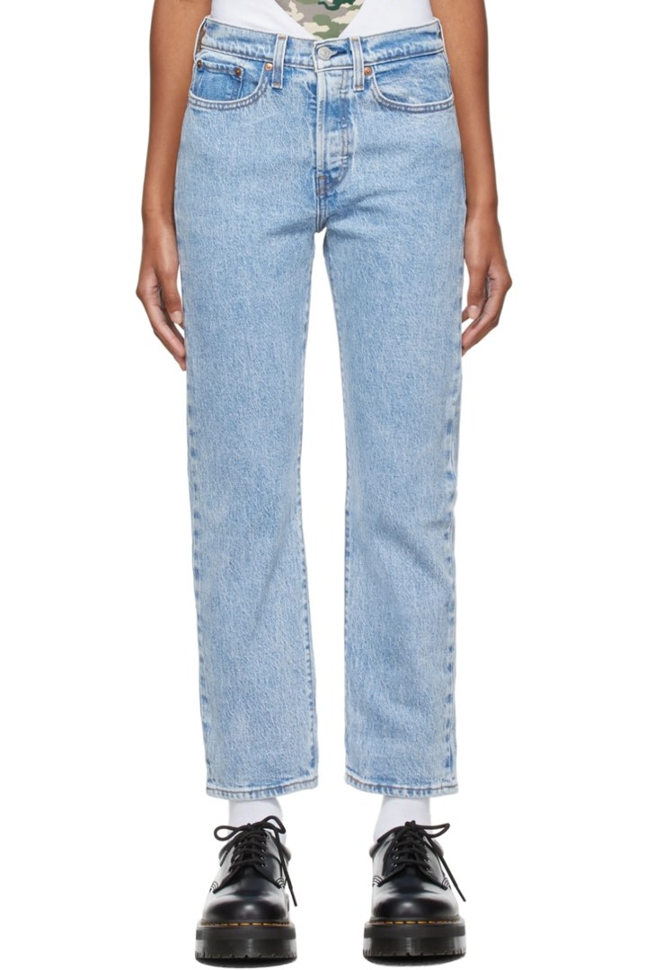 Levis jeans wedgie straght, 女裝, 褲＆半截裙, 牛仔褲、Leggings - Carousell