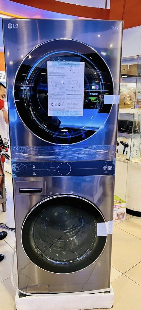 LG WASH TOWER WT2117NHB, TV & Home Appliances, Washing Machines and ...