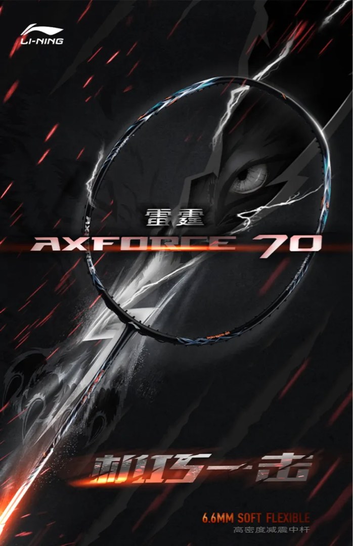 Li Ning axforce 70, Sports Equipment, Sports & Games, Racket & Ball ...