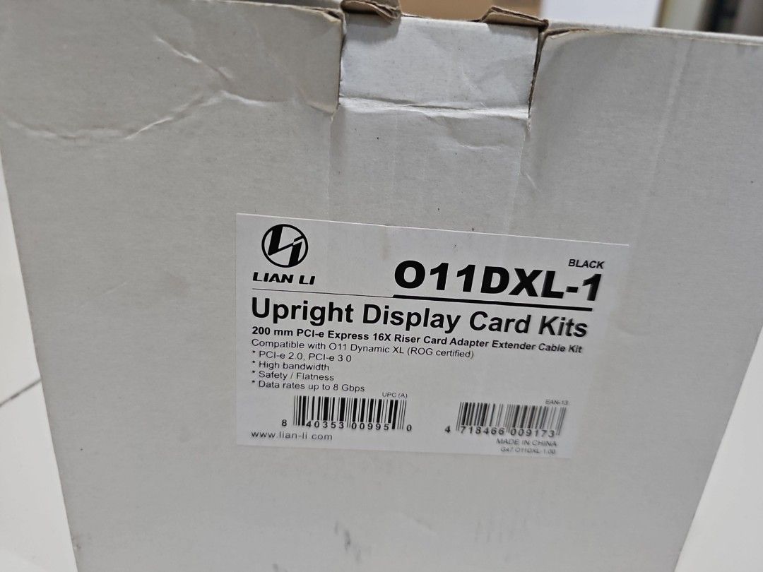 Lian li o11dxl upright display card kit, Computers & Tech, Parts ...