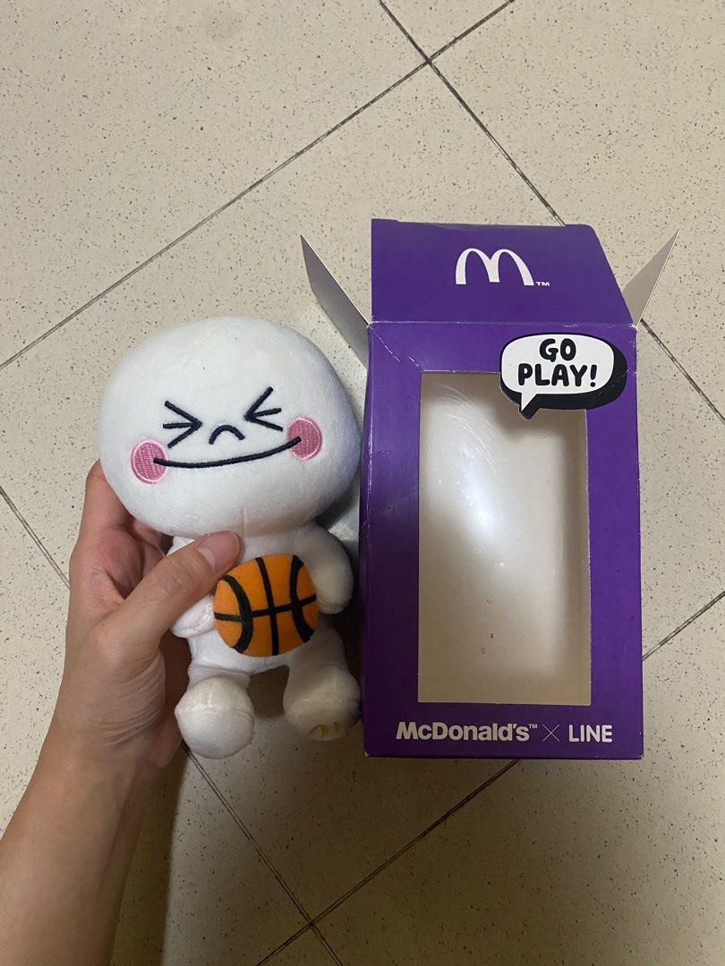 Line Friends Stuffed Plush Toy (Moon), Hobbies & Toys, Toys & Games on ...