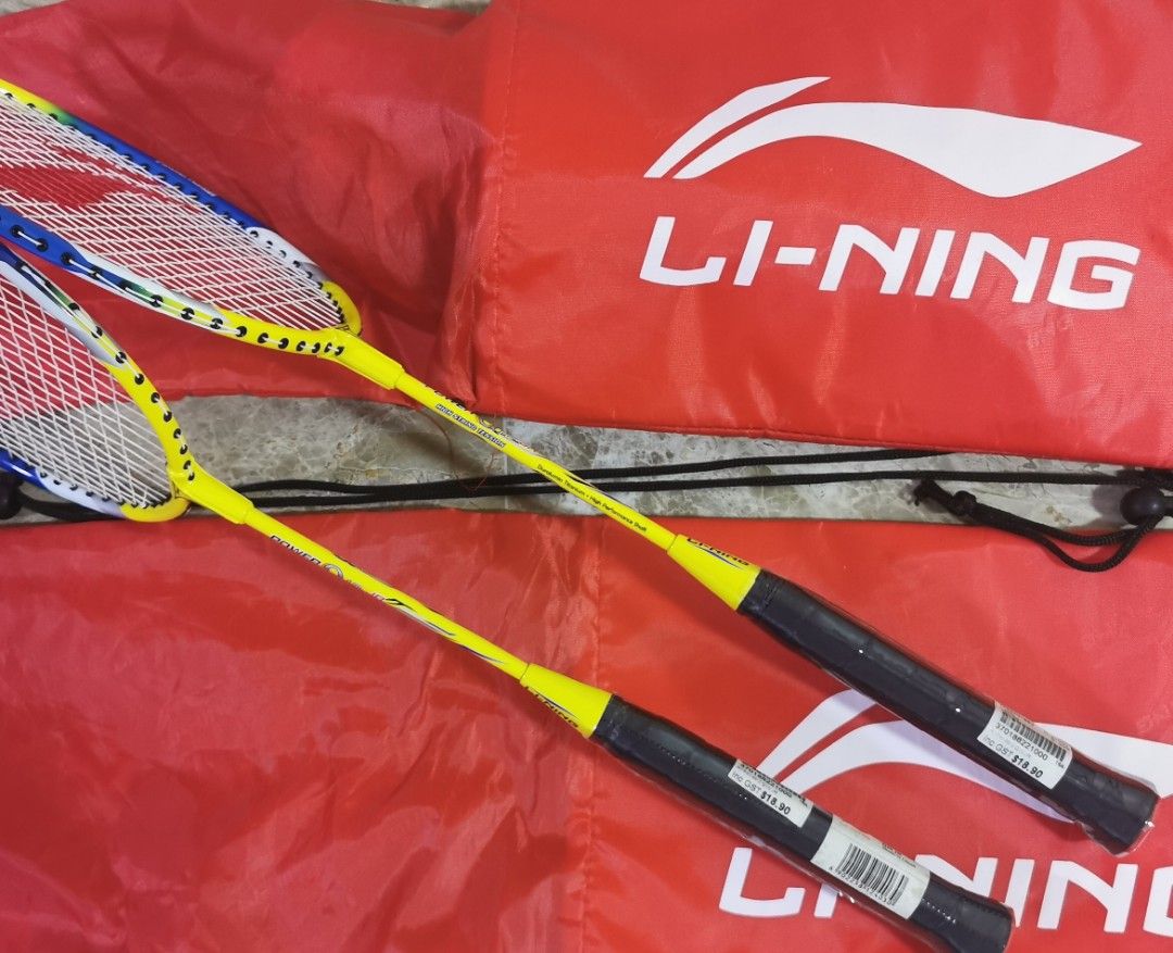 Li-Ning Junior Badminton Rackets, Hobbies & Toys, Toys & Games on Carousell