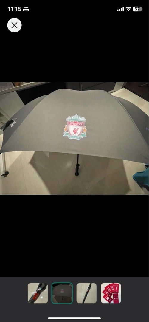 liverpool fc umbrella (official & authentic), Hobbies & Toys ...