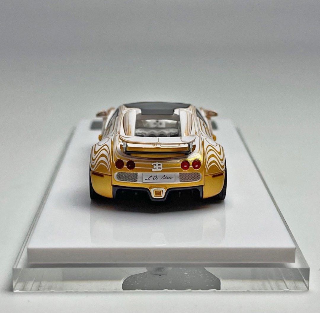 LJM 1/64 Bugatti Veyron Ceramic Gold / Mini GT Inno64 Tarmac Works ...