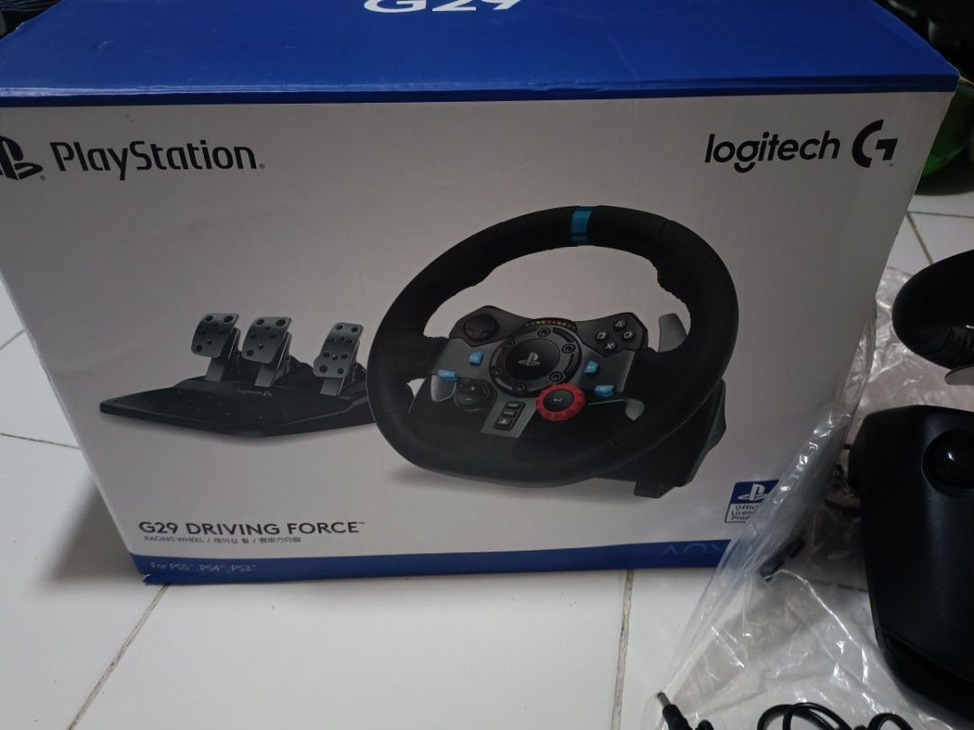 Logitech G29 Steering Wheel, Video Gaming, Gaming Accessories ...