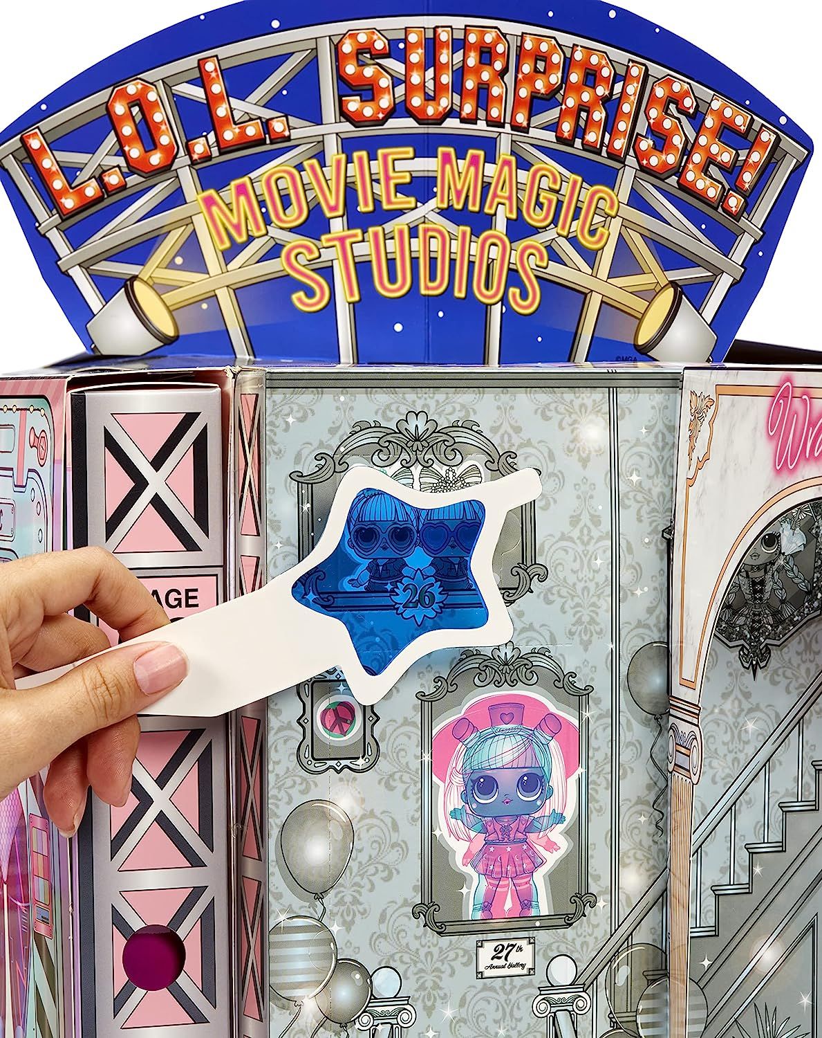 L.O.L. Surprise! OMG Movie Magic Studios with 70+ Surprises, 12 Dolls ...