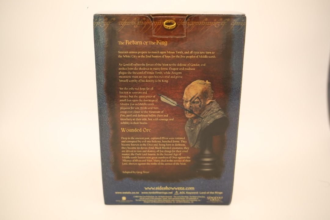 Lord Of The Rings The Return Of King: Wounded Orc Bust, Hobbies & Toys ...