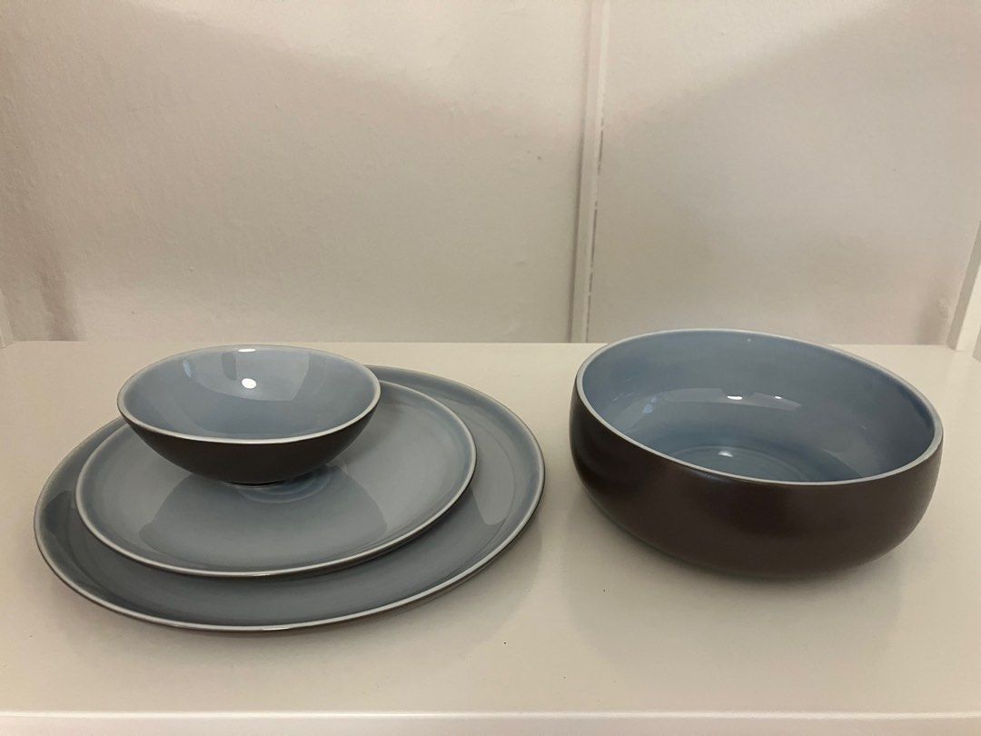 Set of 8 Luzerne Plates and bowls, Furniture & Home Living, Kitchenware ...