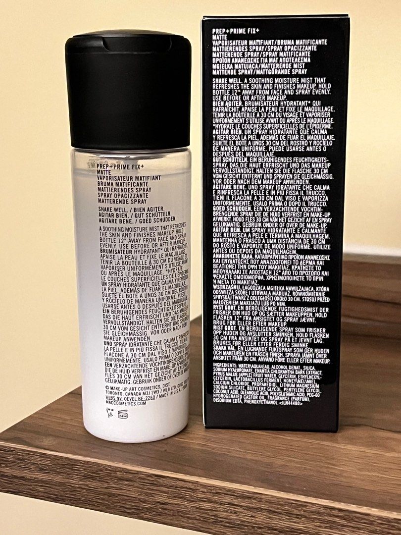 MAC Studio Fix Plus Matte Spray 100ml, Beauty & Personal Care, Face ...