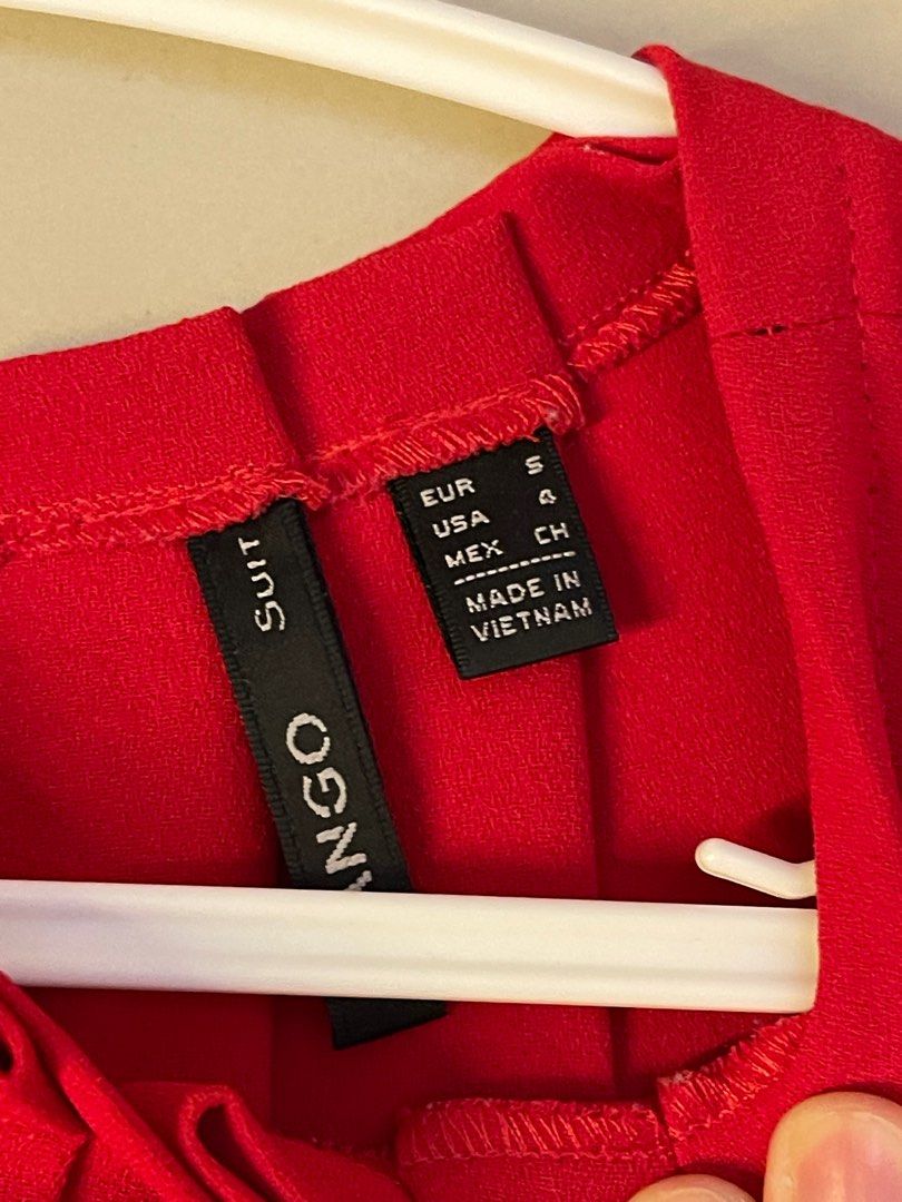 Mango Suit Red Top on Carousell