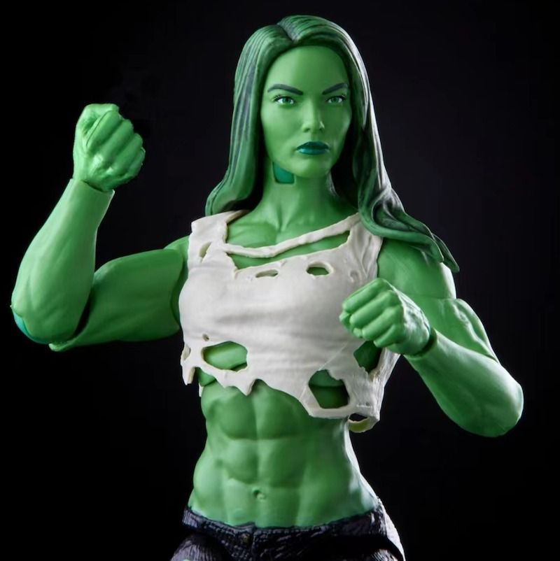 Marvel Legends She Hulk Action Figure 17cm Movable Angry Normal Head ...