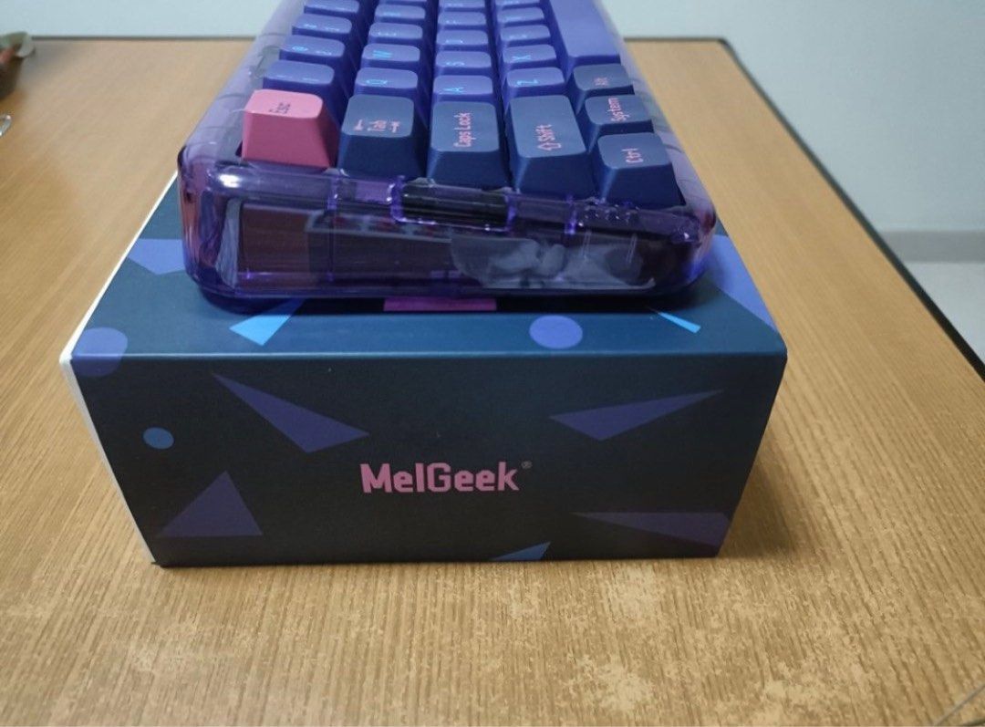 MODDED Melgeek Mojo68 Neon 65% wired (Baby Kangaroo), Computers & Tech ...