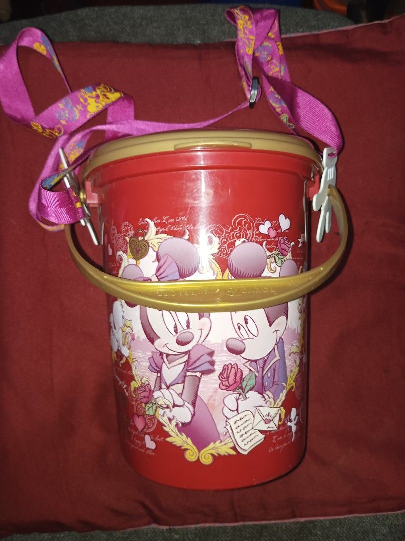 MICKEY AND MINNIE POPCORN BUCKET on Carousell