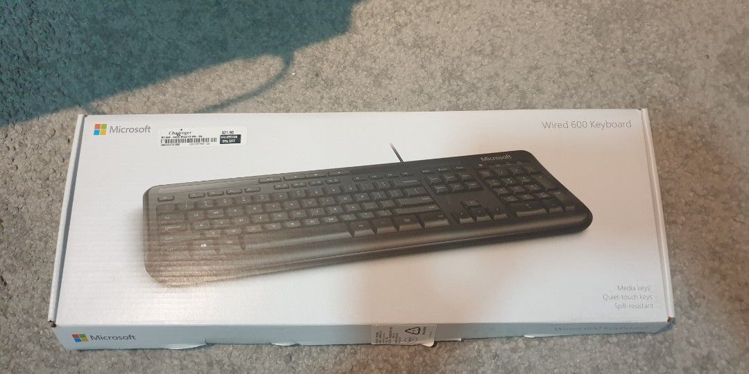 Microsoft Wired 600 Keyboard, Computers & Tech, Parts & Accessories ...
