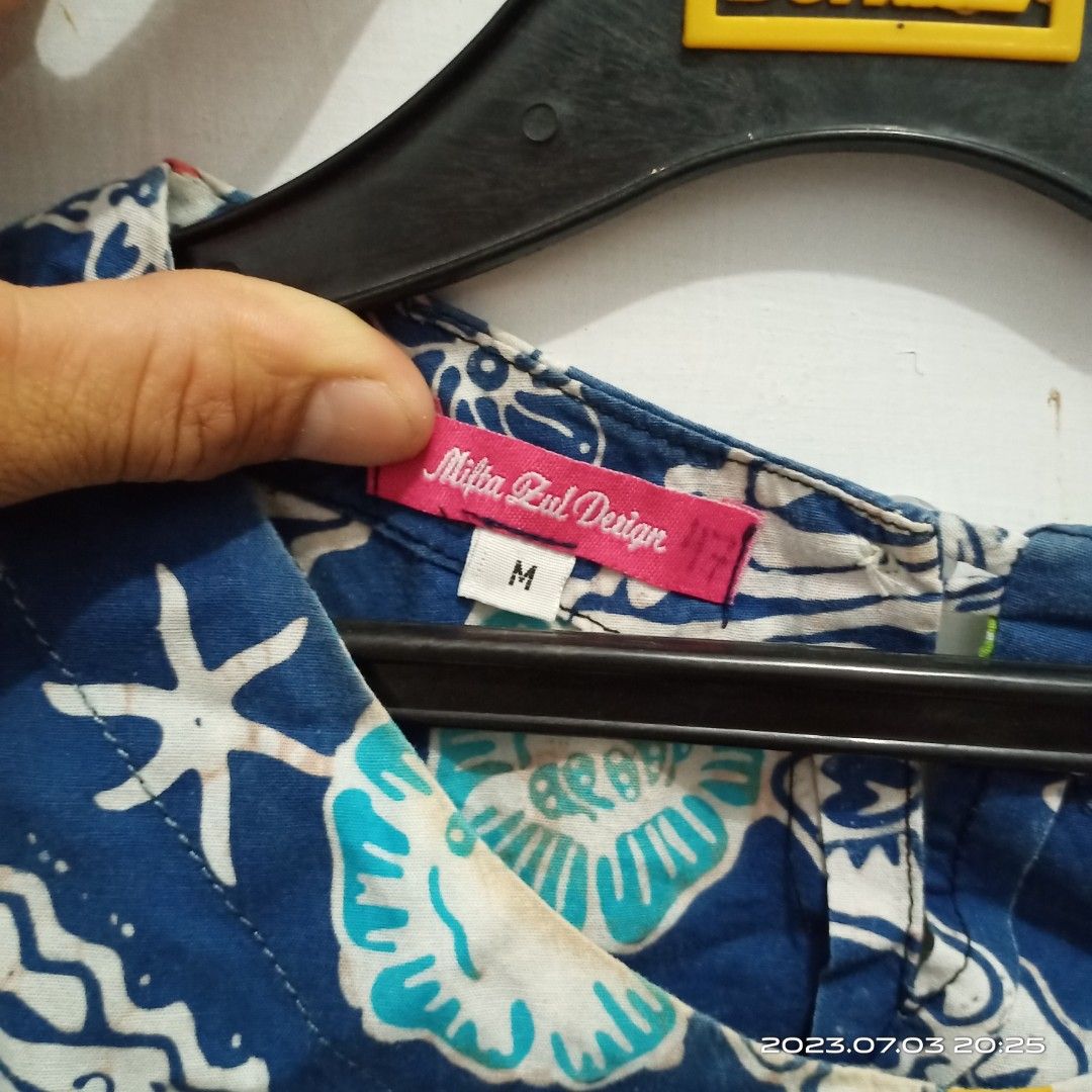 Mifta Zul Design Batik, Fesyen Wanita, Pakaian Wanita, Atasan di Carousell